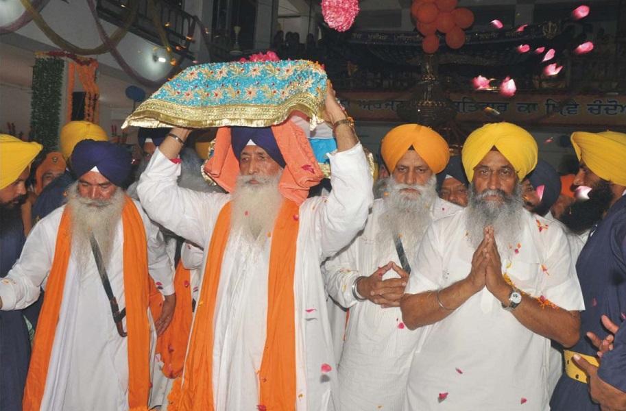 Sikh Guru Granth Sahib procession